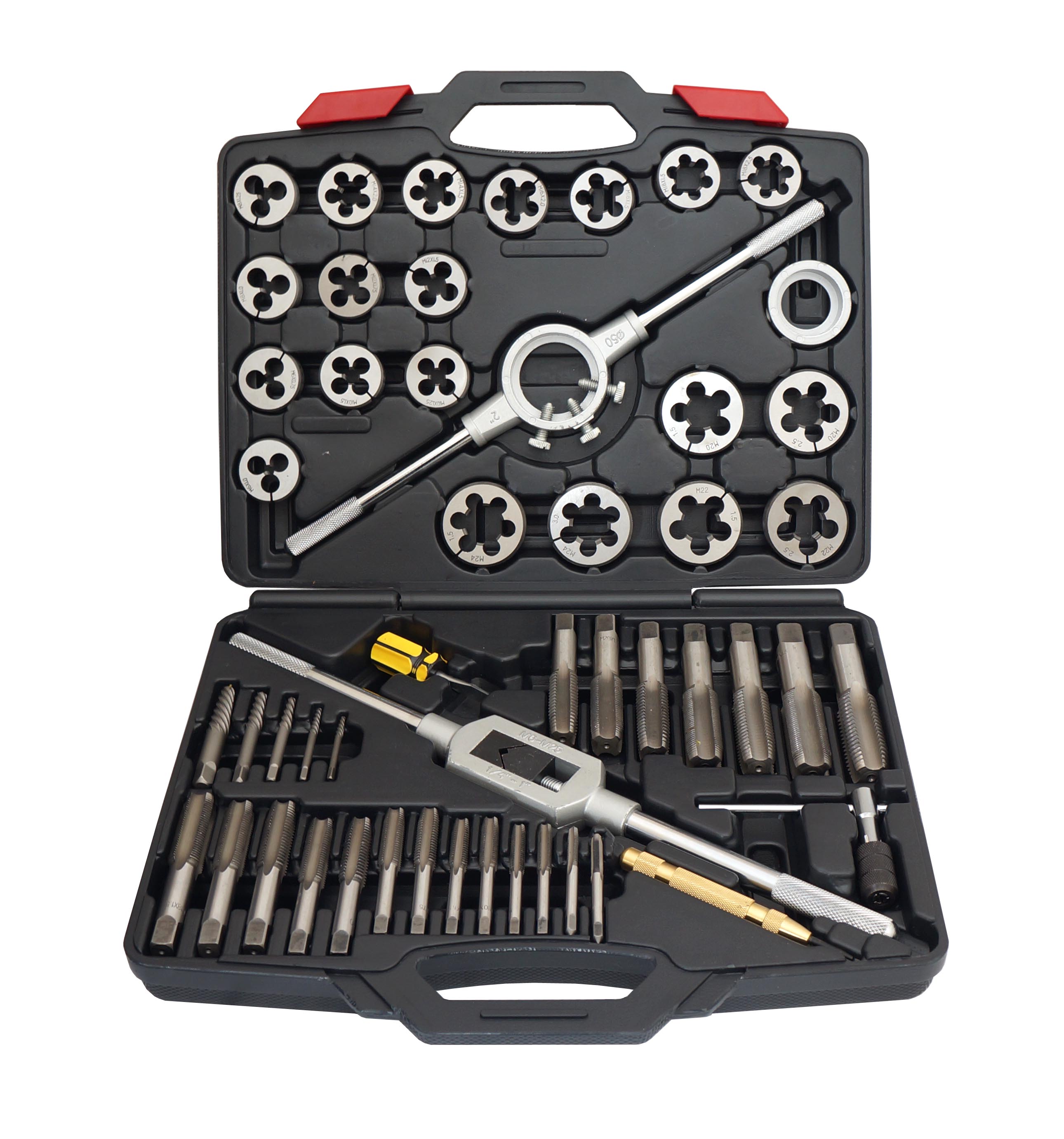 Set filiere si tarozi M6-M24 51 piese